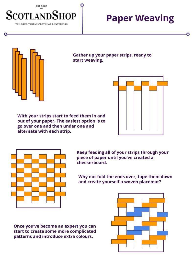 School of ScotlandShop - Paper Weaving | ScotlandShop