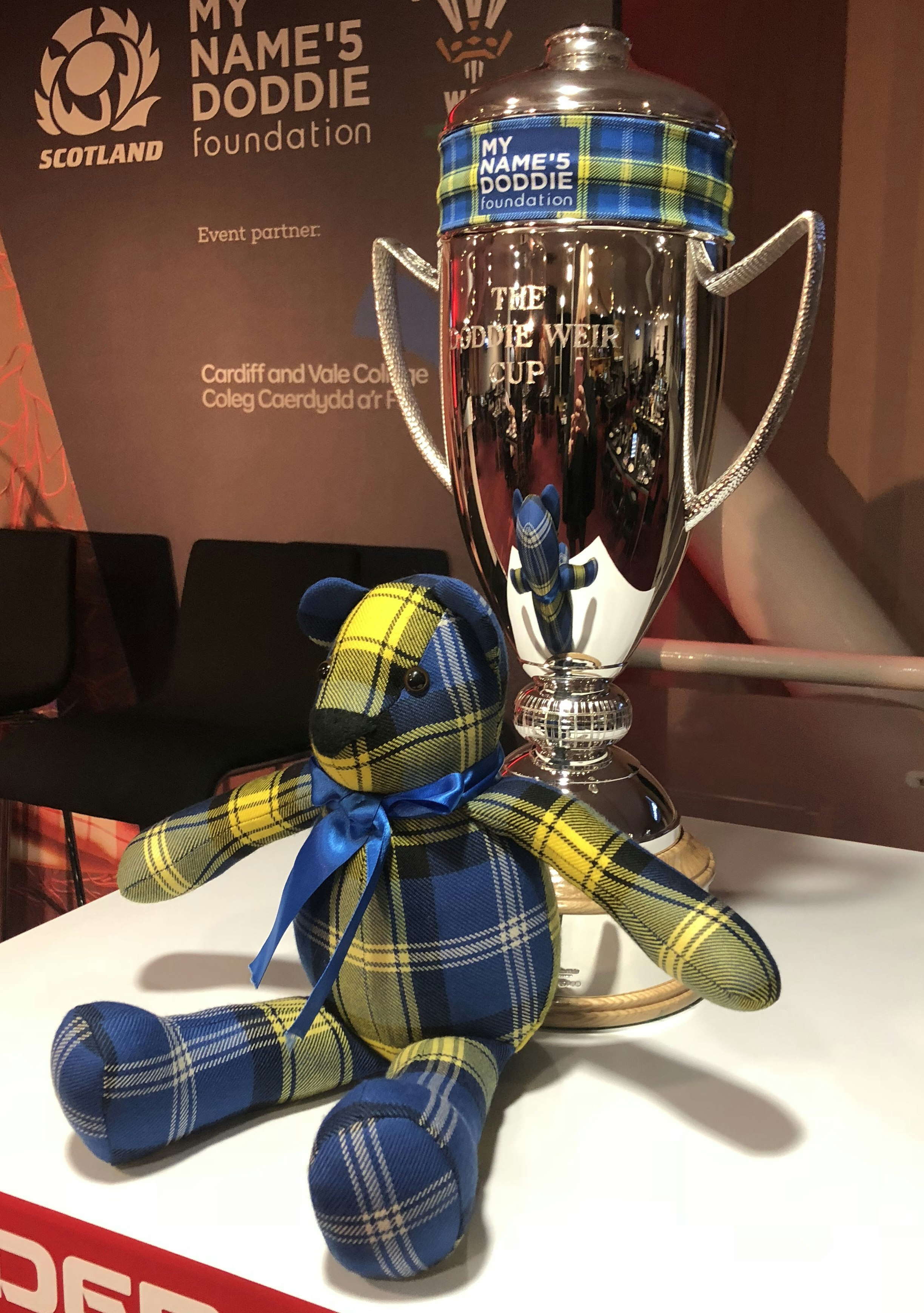 Doddie'5 Tartan Ted - Ted made it to the Principality… | ScotlandShop