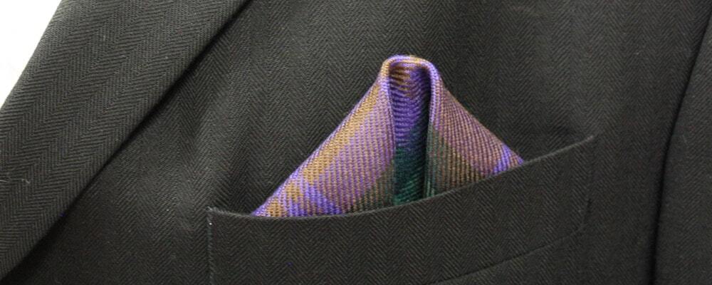 How to fold your tartan pocket square – The Winged… | ScotlandShop