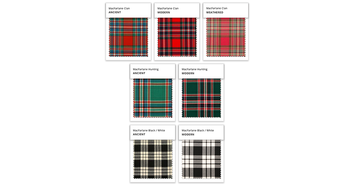 MacFarlane Tartan & Clan MacFarlane | ScotlandShop | ScotlandShop