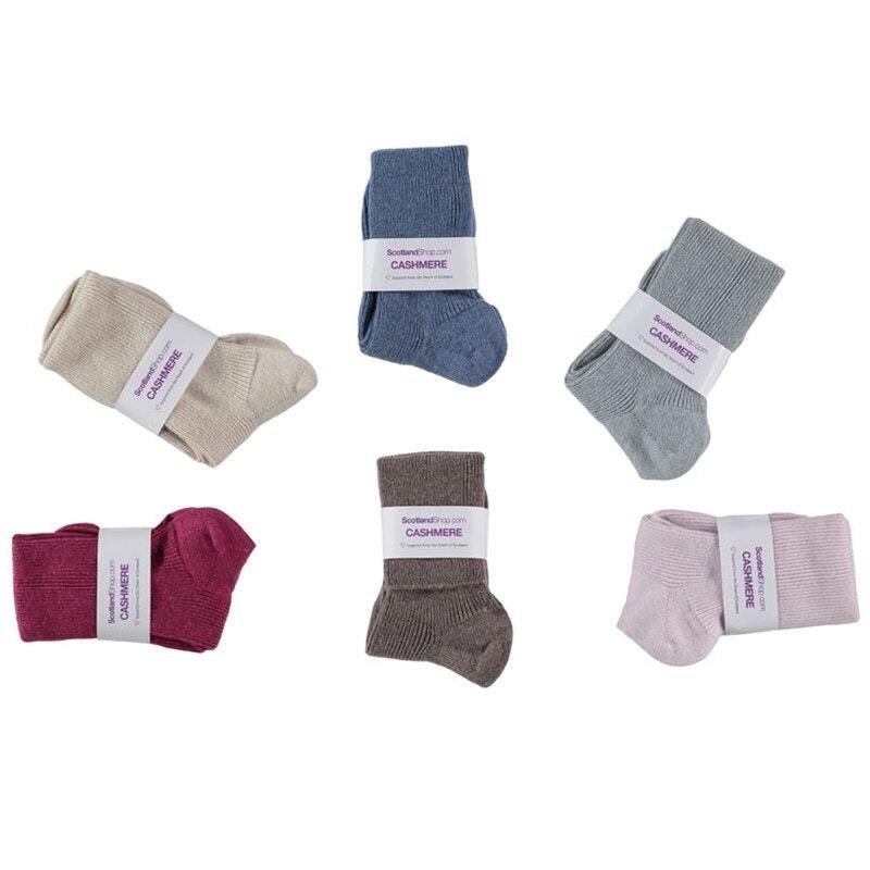 Womens Cashmere Mix Socks Scotlandshop