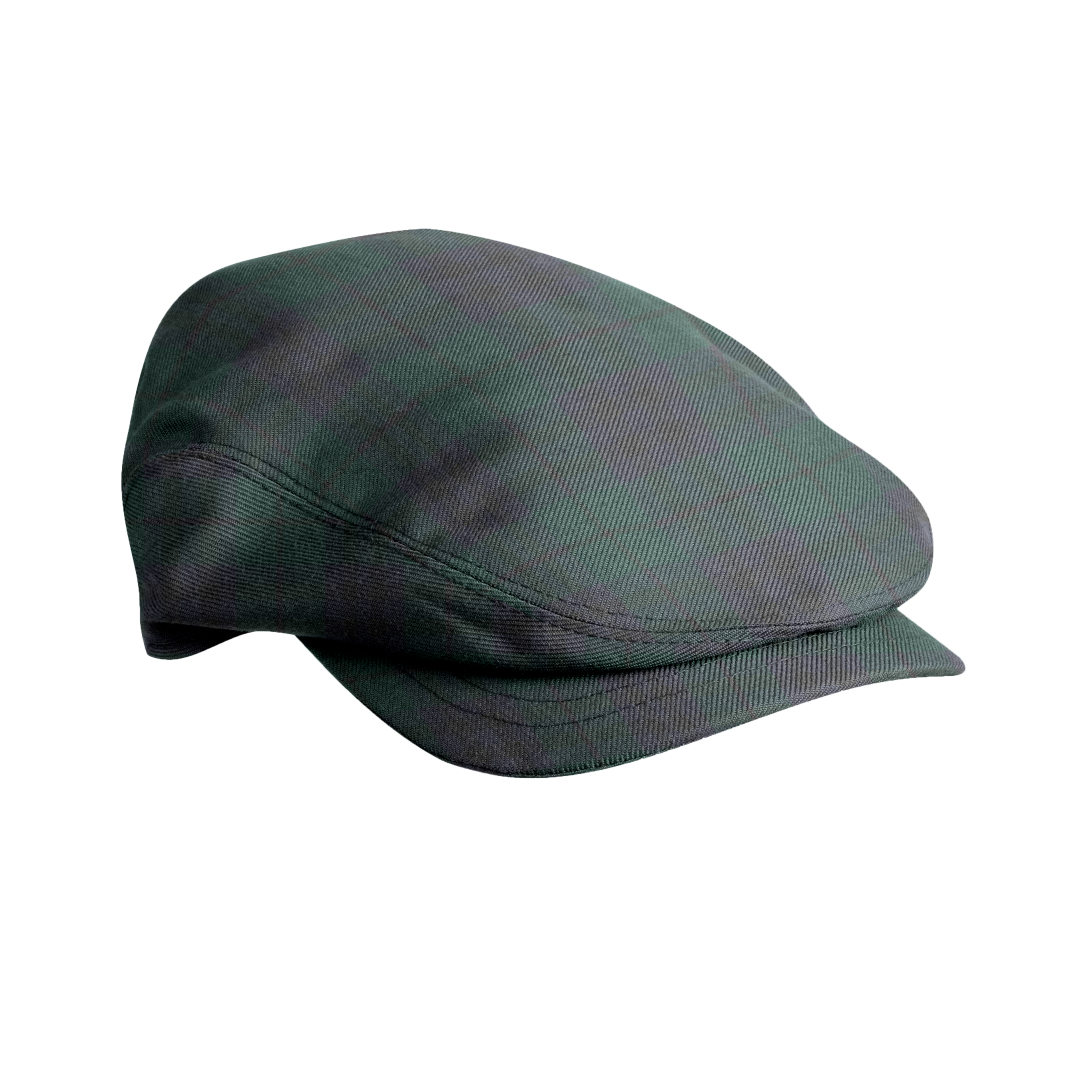 Button Down Tartan Flat Cap | ScotlandShop