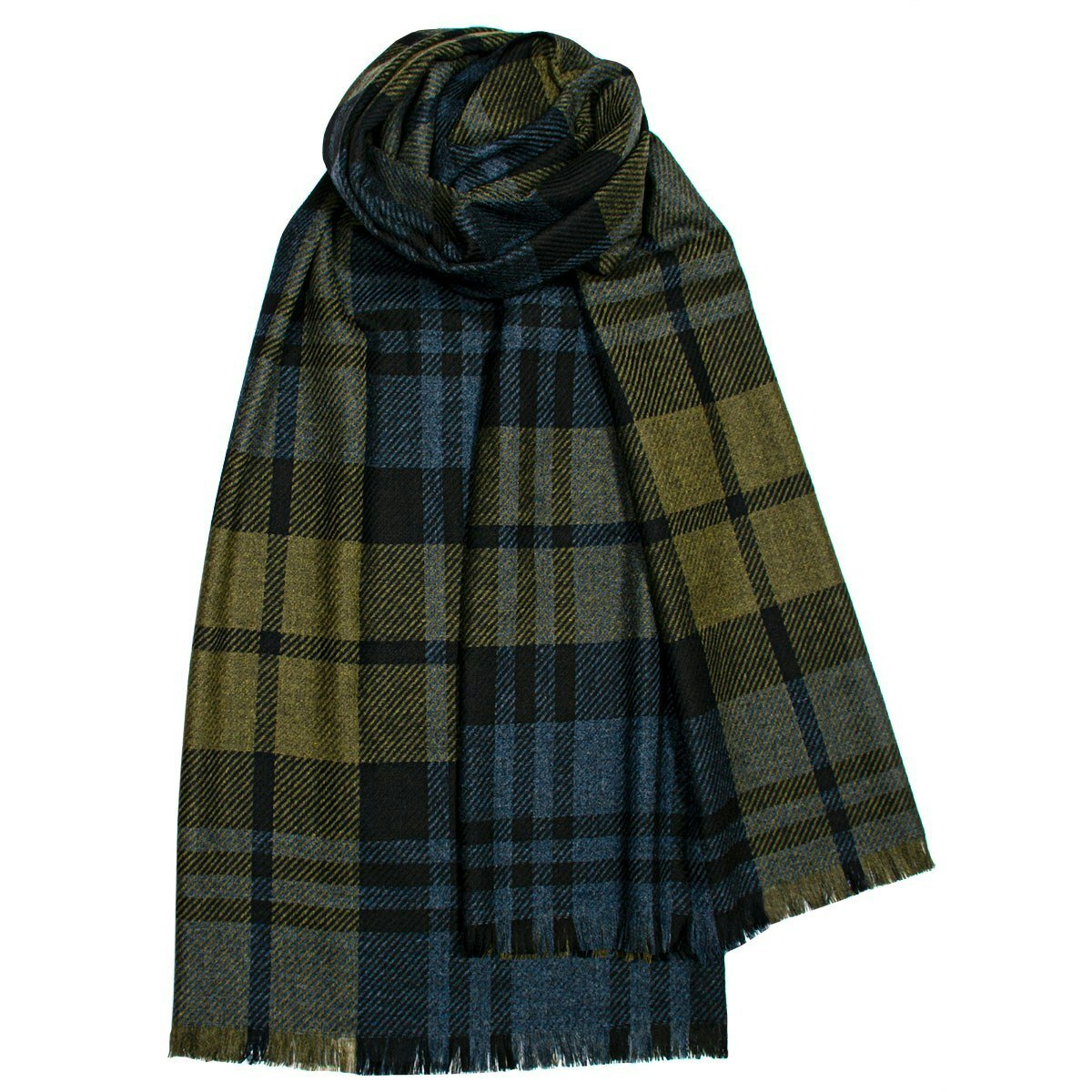 Luxury Tartan Cashmere Mix Fine Wool Stole | Up to 500… | ScotlandShop