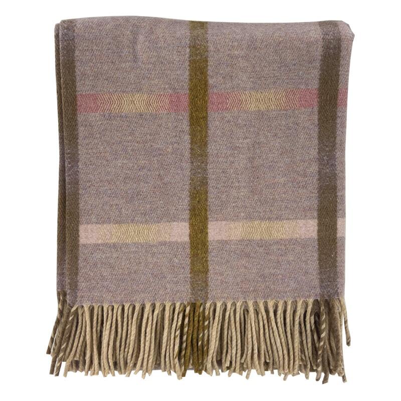 Checked Merino Lambswool Throw | Made in Scotland | ScotlandShop