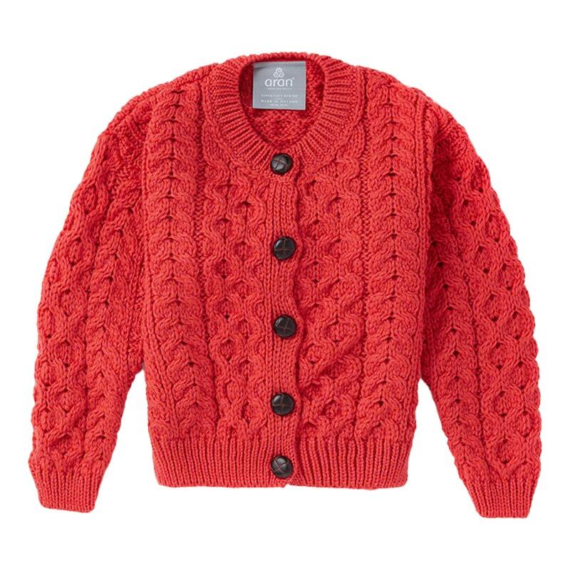 Children's Aran Lumber Cardigan | ScotlandShop