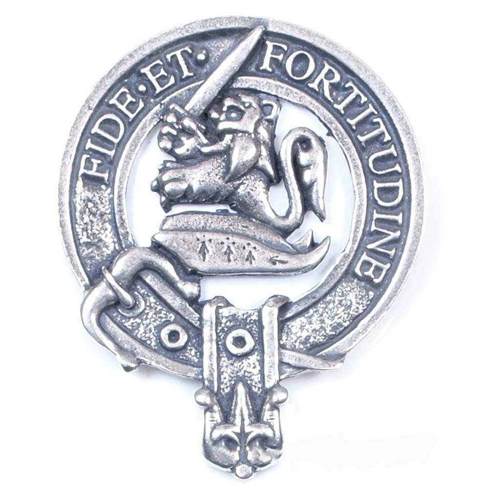 Clan Crest Plaid Brooch | Up to 500 Tartans | ScotlandShop