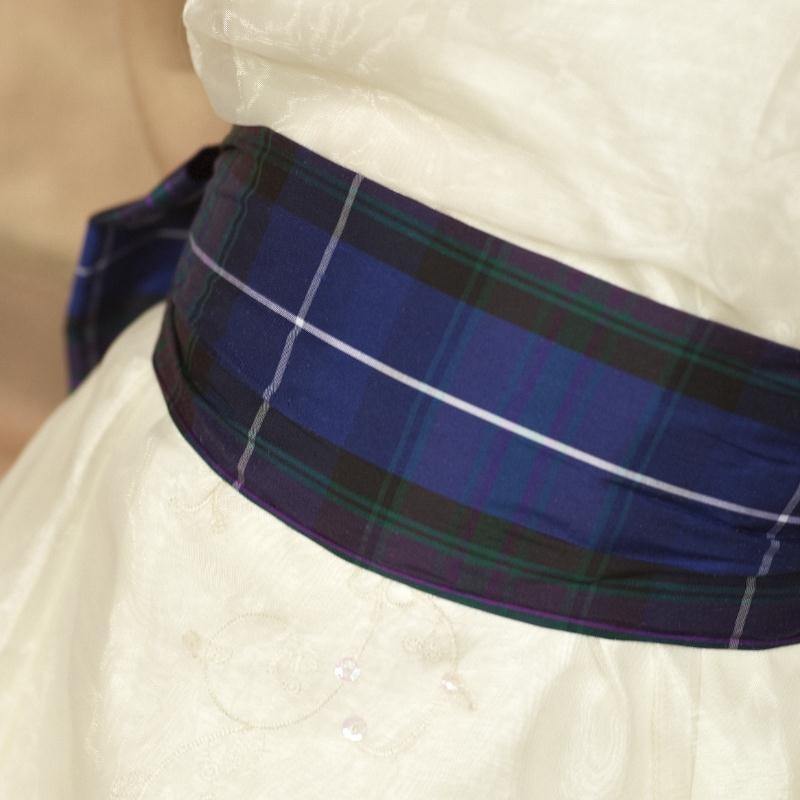 Girl's Silk Tartan Sash with Bow | Up to 500 Tartans | ScotlandShop