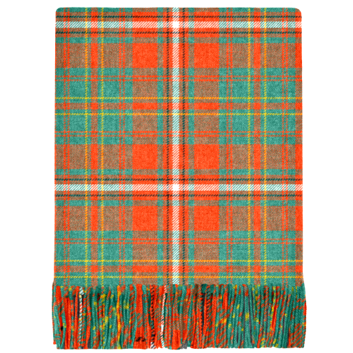 Brushed Wool Tartan Rug | ScotlandShop