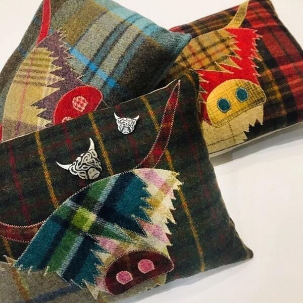 Highland Cow Brooch | Up to 500 Tartans | ScotlandShop