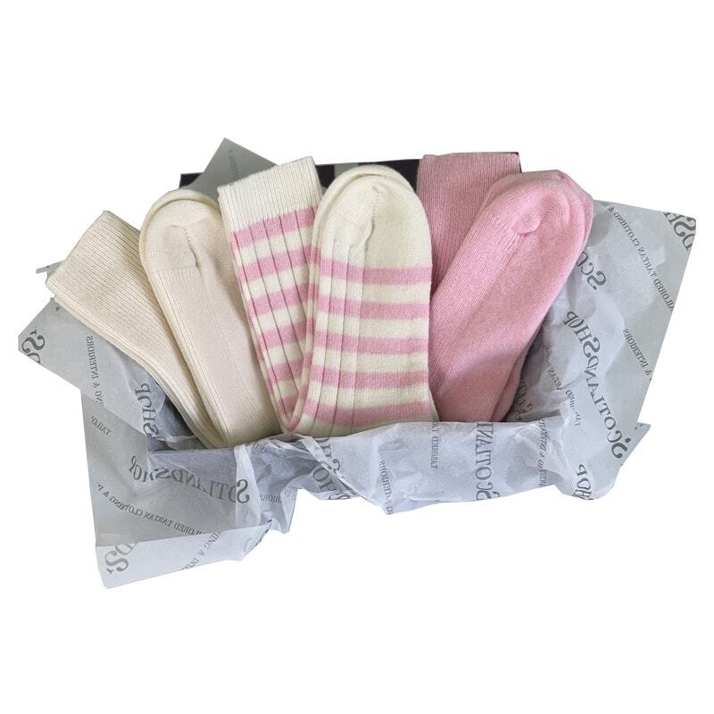 Women's Cashmere Socks Gift Set | ScotlandShop