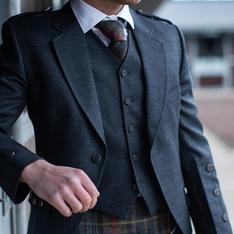 Tweed Argyll Kilt Jacket and Waistcoat | Scottish… | ScotlandShop